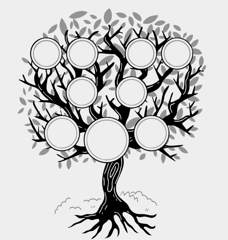 Rodokmen ŠABLONA ke stažení - 5 vzorů - ProDětiCokoliv.cz