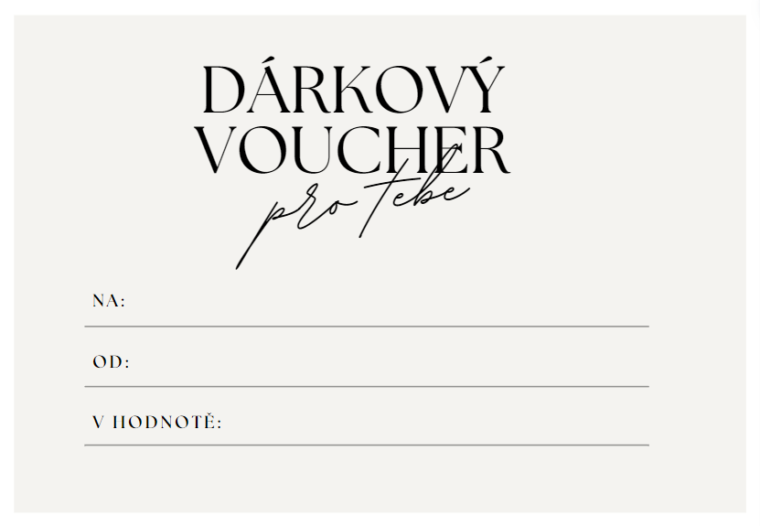 Dárkový poukaz VZOR: 11 voucherů ke stažení zdarma - ProDětiCokoliv.cz