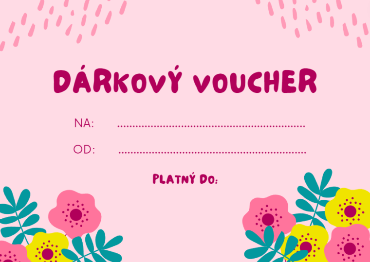 Dárkový poukaz VZOR: 11 voucherů ke stažení zdarma - ProDětiCokoliv.cz