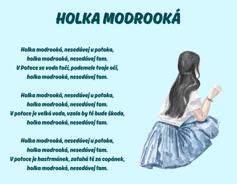 Holka modrooká – noty, text a akordy ke stažení v PDF - ProDětiCokoliv.cz