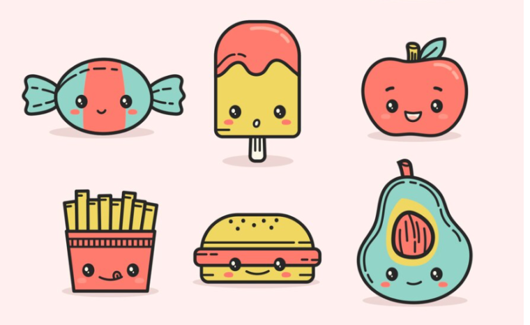 Kawaii cute obrázky - KRESLENÉ, LEHKÉ - ZDARMA - ProDětiCokoliv.cz