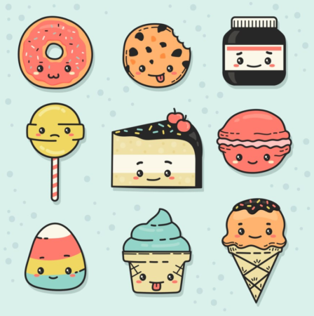 Kawaii cute obrázky - KRESLENÉ, LEHKÉ - ZDARMA - ProDětiCokoliv.cz