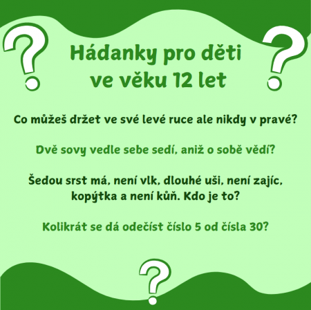 Hádanky pro děti od 12 let - ProDětiCokoliv.cz