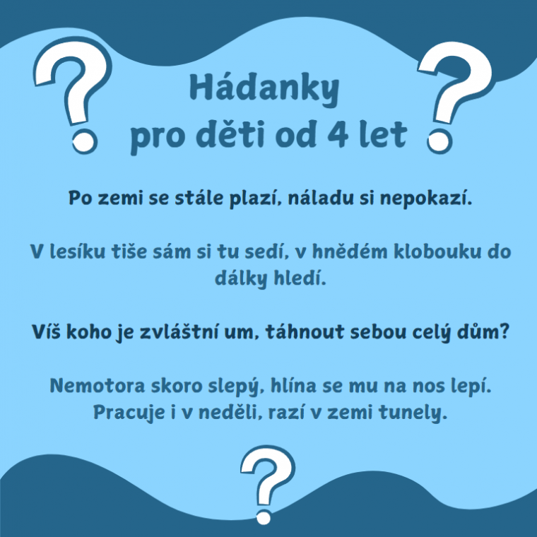 Hádanky pro děti k vytisknutí - ProDětiCokoliv.cz