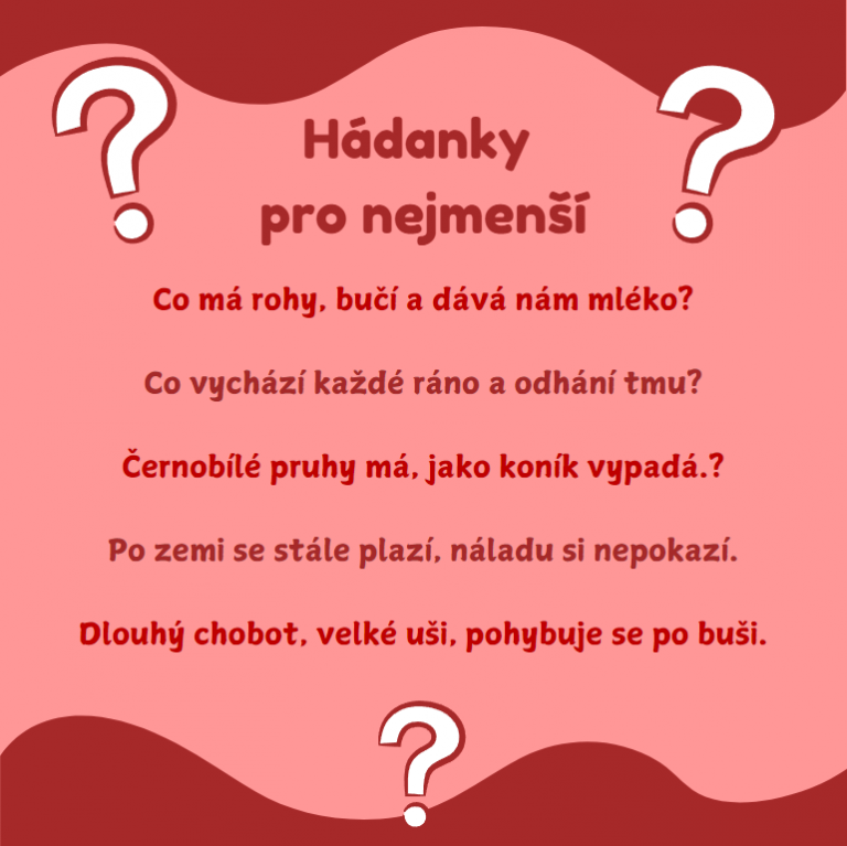 Hádanky pro děti k vytisknutí - ProDětiCokoliv.cz