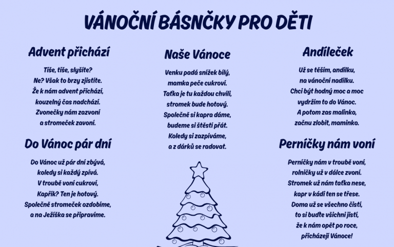 Vánoční básničky pro děti: Na besídku i doma ke stromečku ...