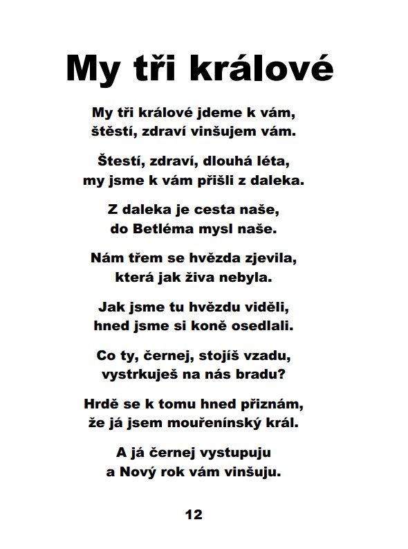 Vánoční koledy TEXTY - 19 nejoblíbenějších koled - ProDětiCokoliv.cz