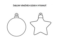 Vánoční šablony k vytisknutí - V PDF - ProDětiCokoliv.cz