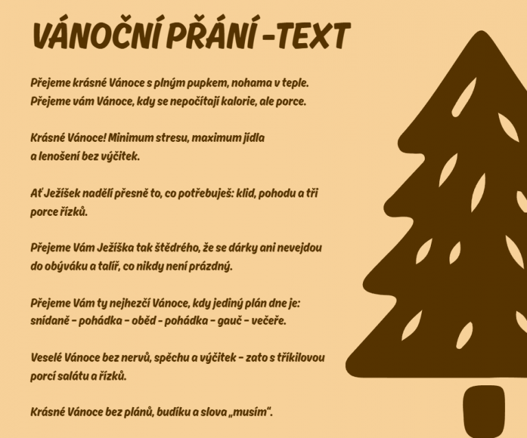Vánoční přání TEXTY: 60+ vtipných, originálních i klasických přání ...