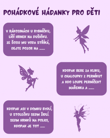 Pohádkové hádanky pro děti - ProDětiCokoliv.cz
