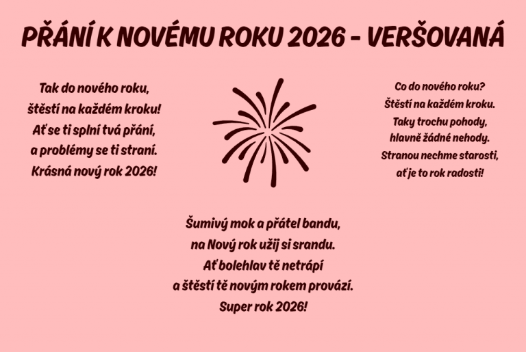 Přání k novému roku 2026: 22 originálních textů pro přátele i rodinu ...
